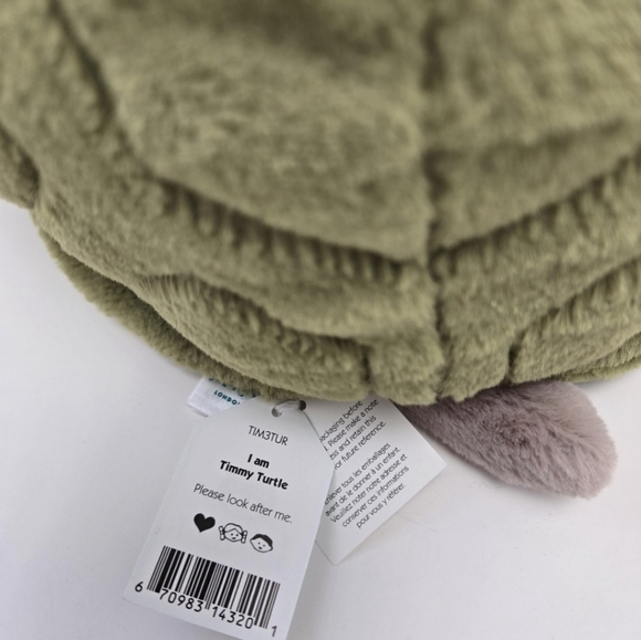Toys | Jellycat Timmy Turtle Grumpy New With Tags Rare Retired 1 Inch ...